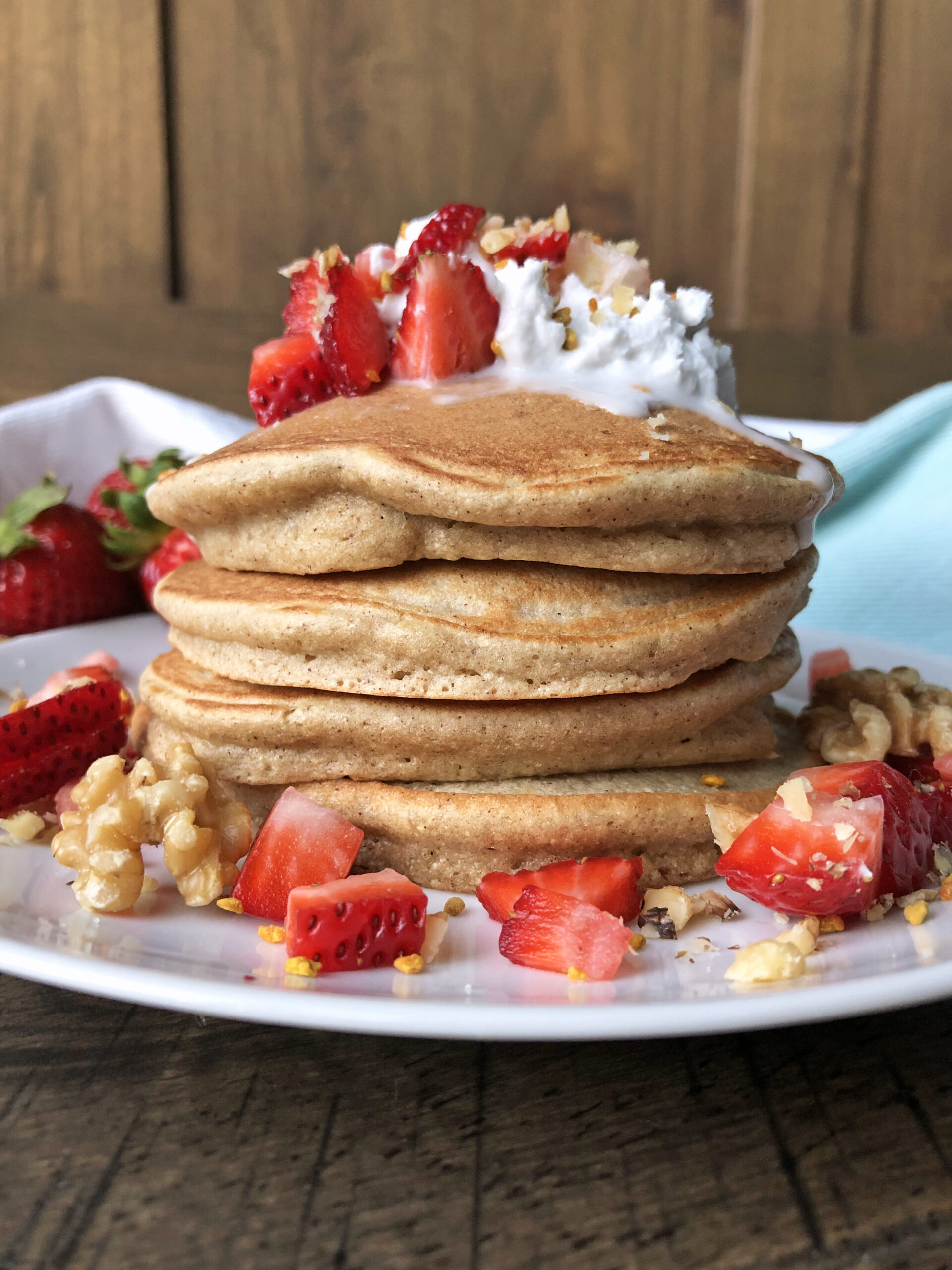 Paleo Walnut Pancakes - Bake It Paleo