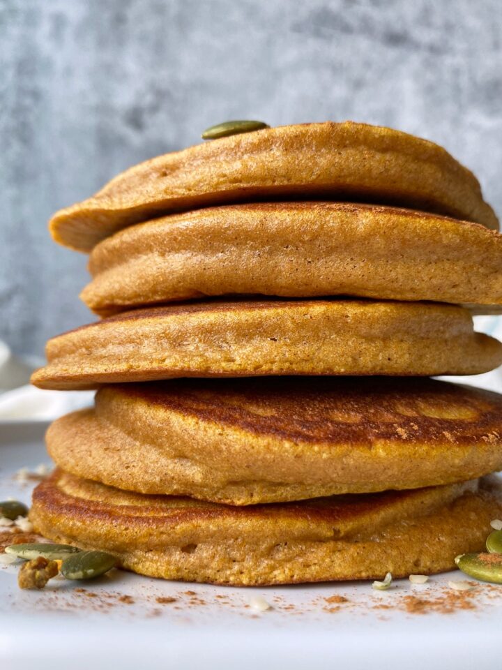 Paleo Pumpkin Pancakes (Healthy) - Bake It Paleo
