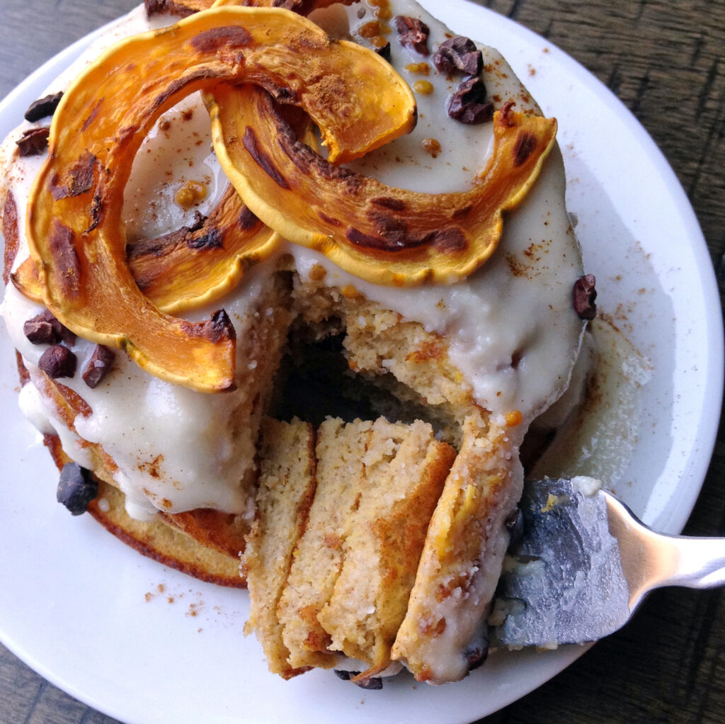 Delicata Squash Pancakes - Bake It Paleo