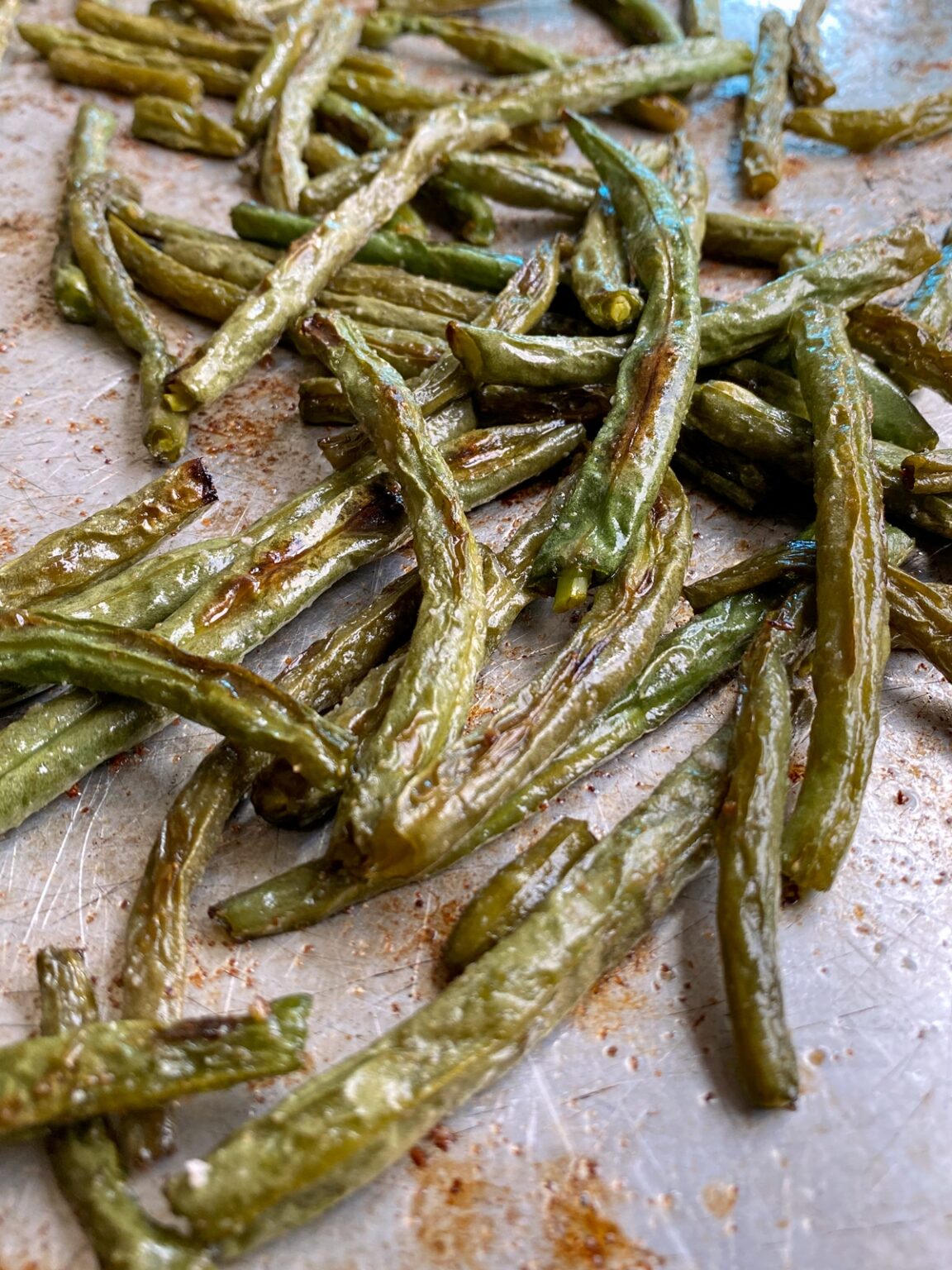 Oven Roasted Green Beans (Paleo, Vegan) - Bake It Paleo