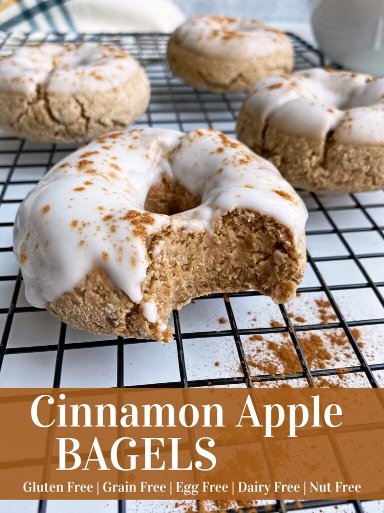 Cinnamon Apple Bagels (Paleo, Vegan, Nut Free) - Bake It Paleo
