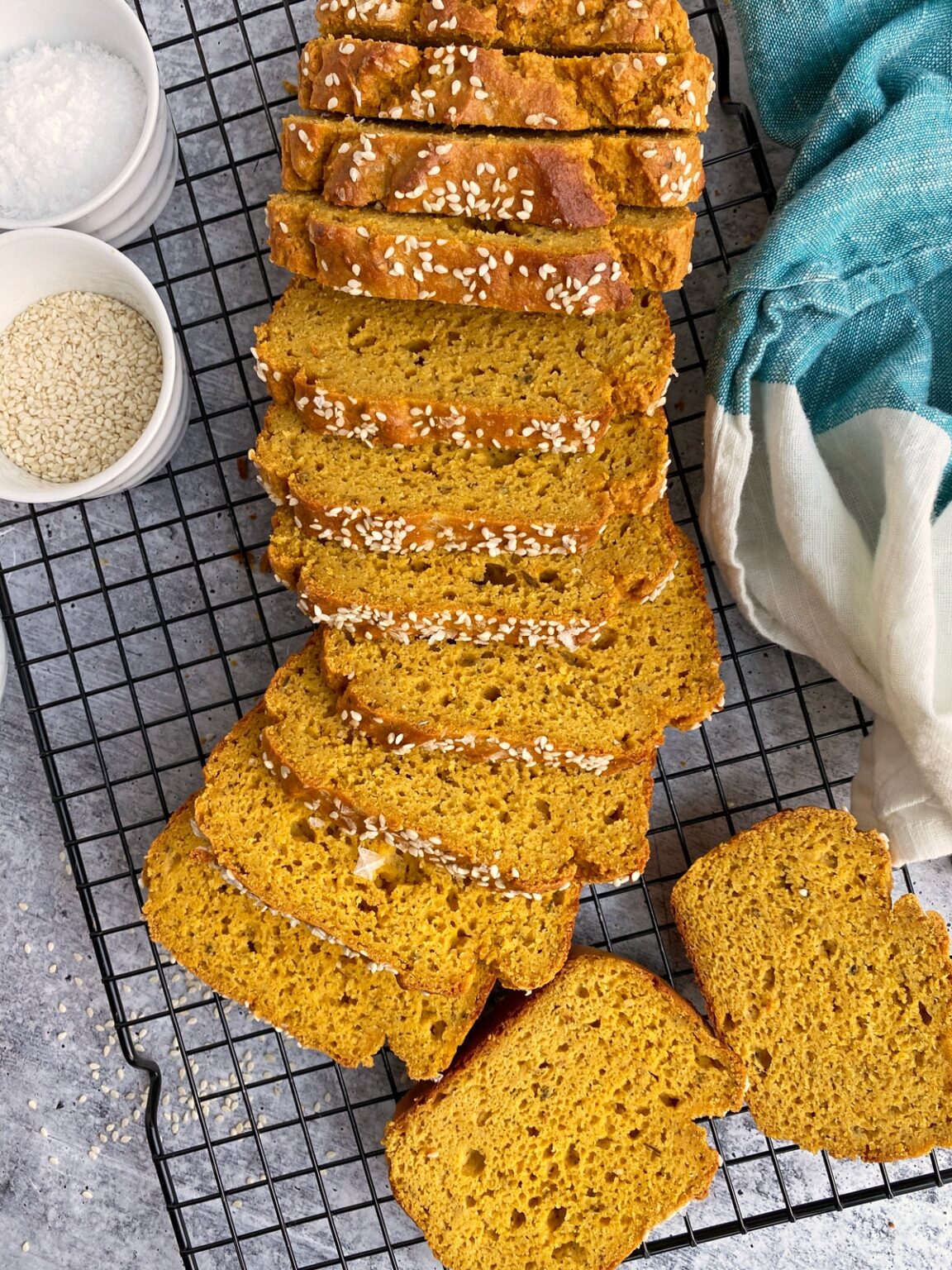 Gluten Free Savory Butternut Squash Bread - Bake It Paleo