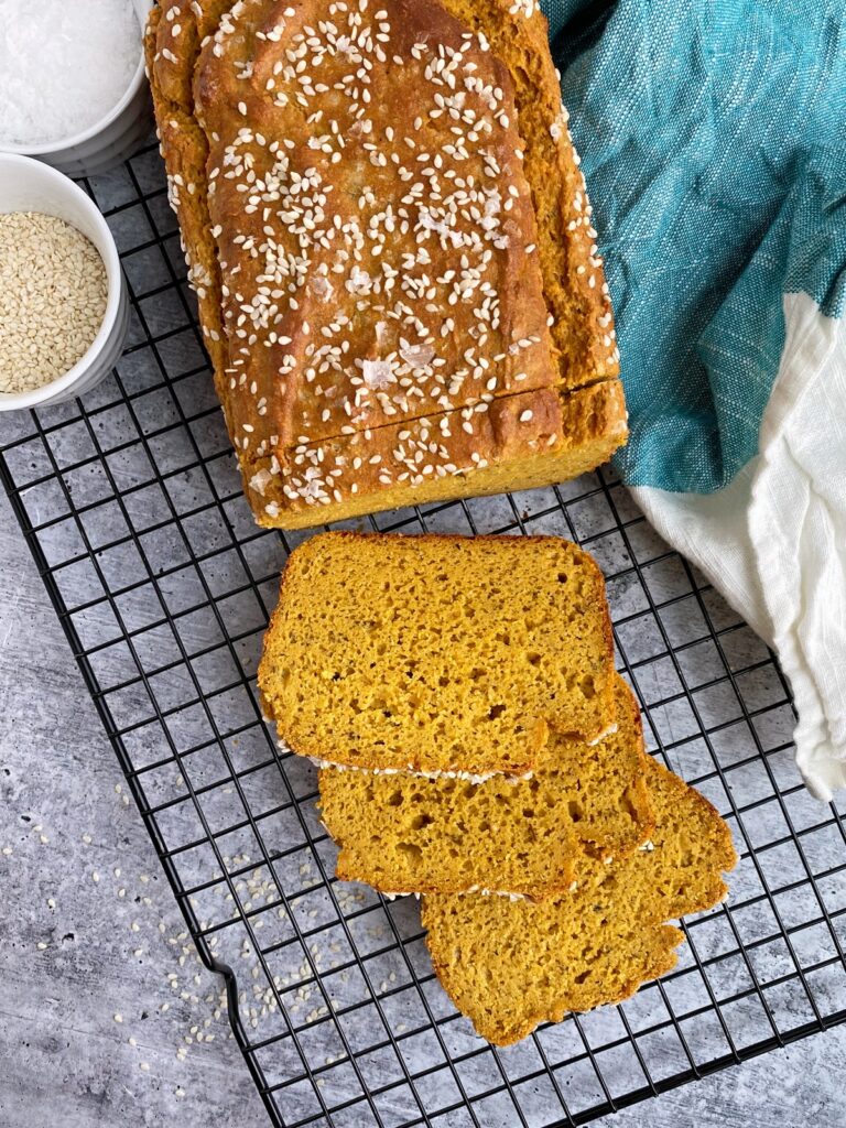 Gluten Free Savory Butternut Squash Bread - Bake It Paleo