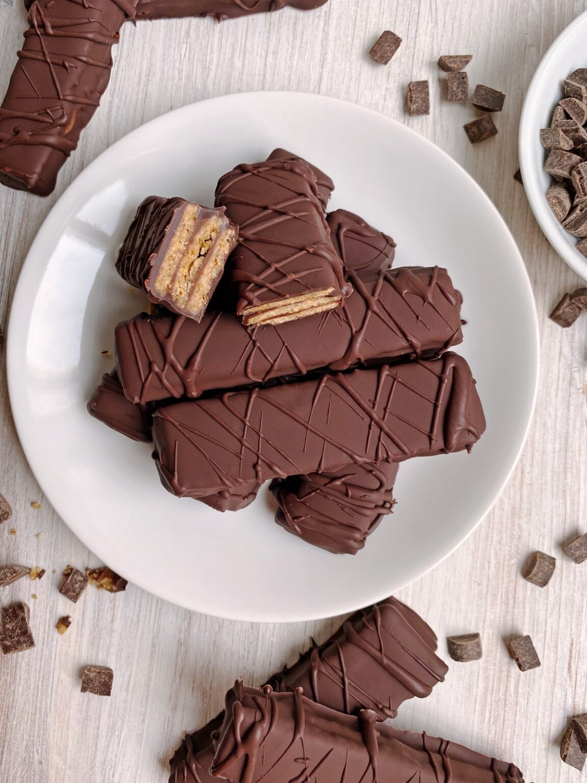 Healthy Kit Kat Recipe (Gluten Free, Vegan) - Bake It Paleo