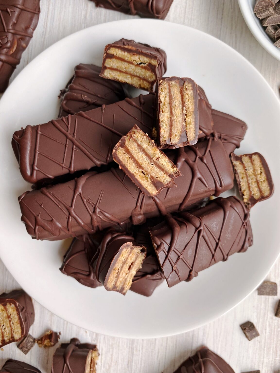 Healthy Kit Kat Recipe (Gluten Free, Vegan) - Bake It Paleo