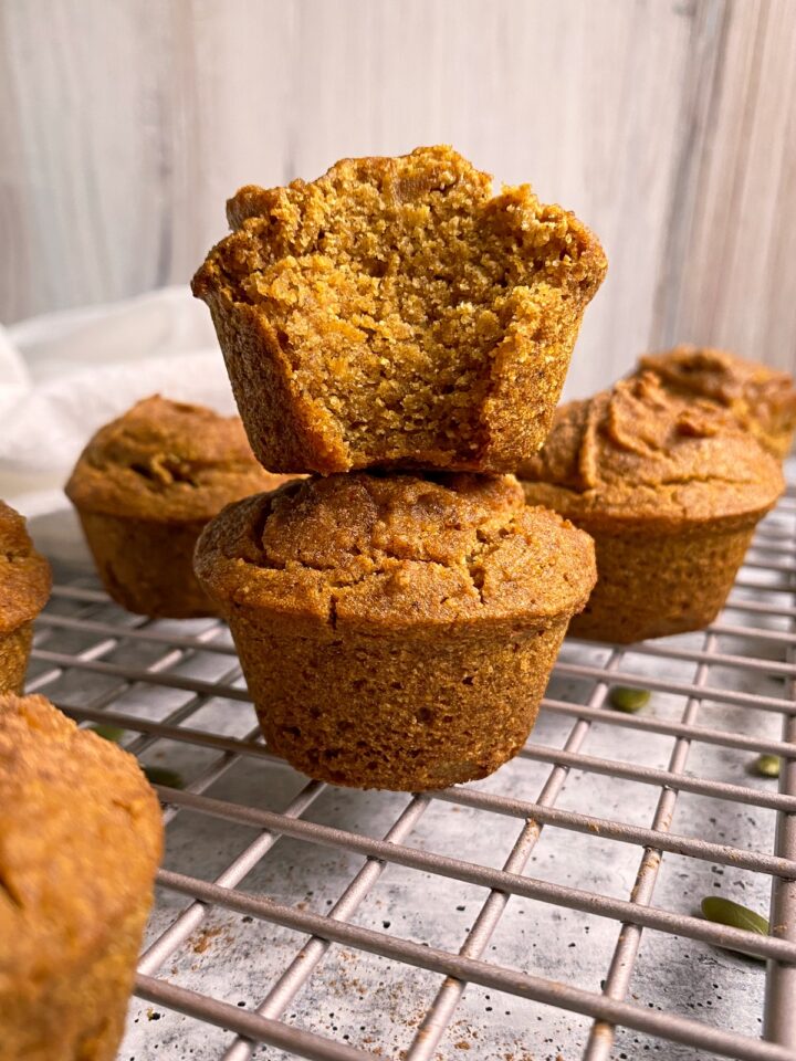 Mini Carrot Muffins (Eggless, Gluten Free) - Bake It Paleo