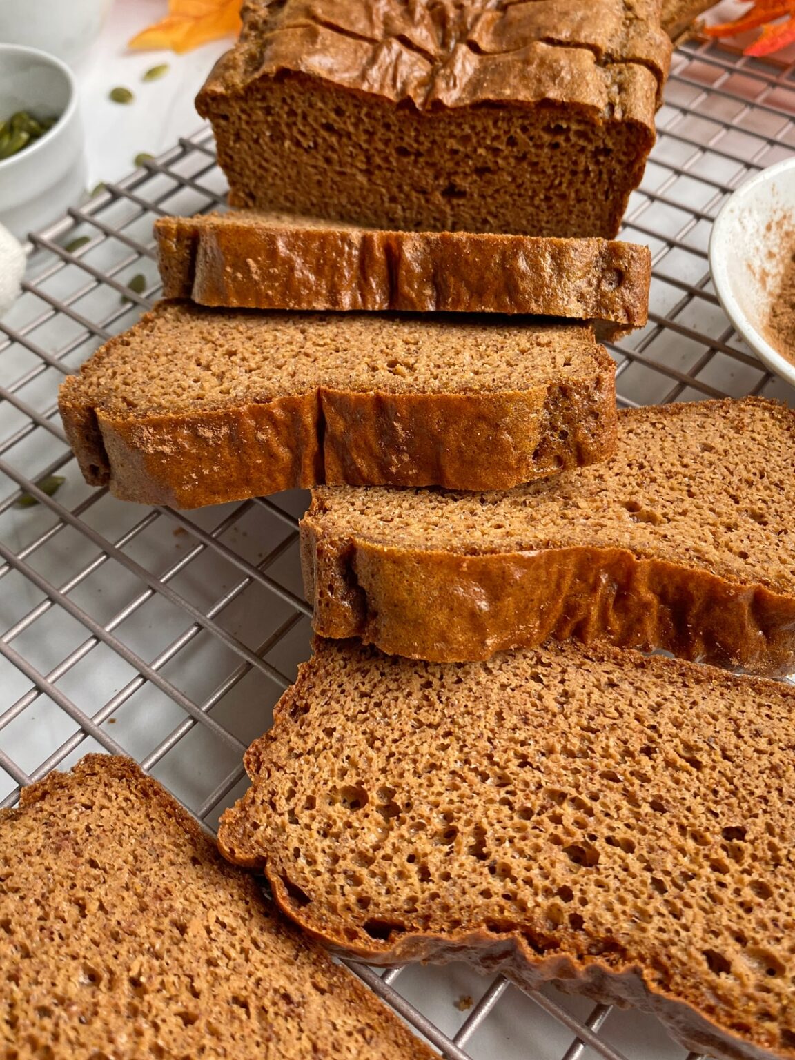 Collagen Pumpkin Bread (Low Carb, Paleo) - Bake It Paleo