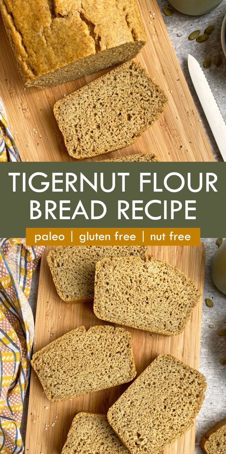 Paleo Tigernut Flour Bread (Grain Free, Dairy Free) - Bake It Paleo