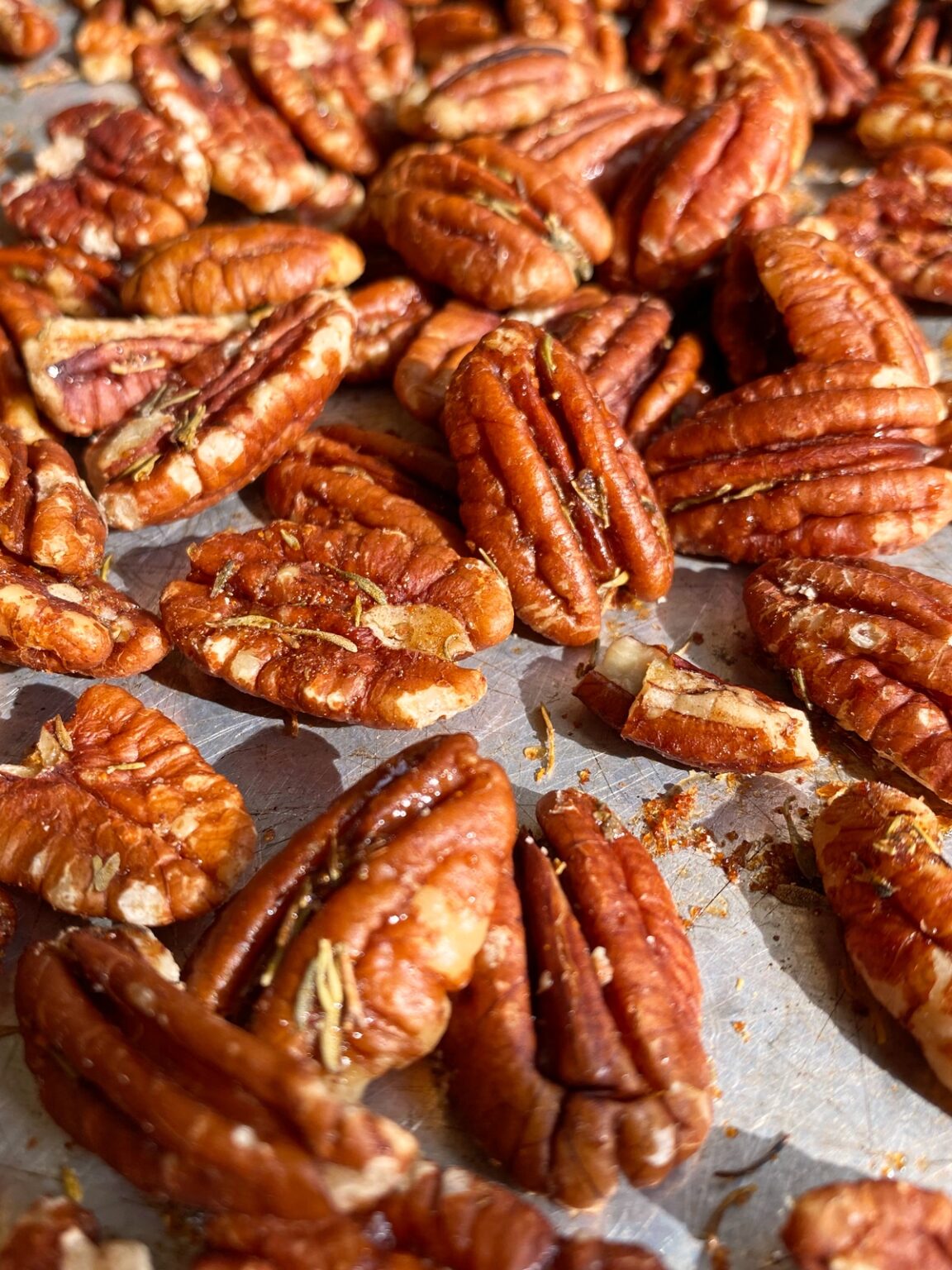 Spicy Honey Roasted Pecans (Paleo) - Bake It Paleo