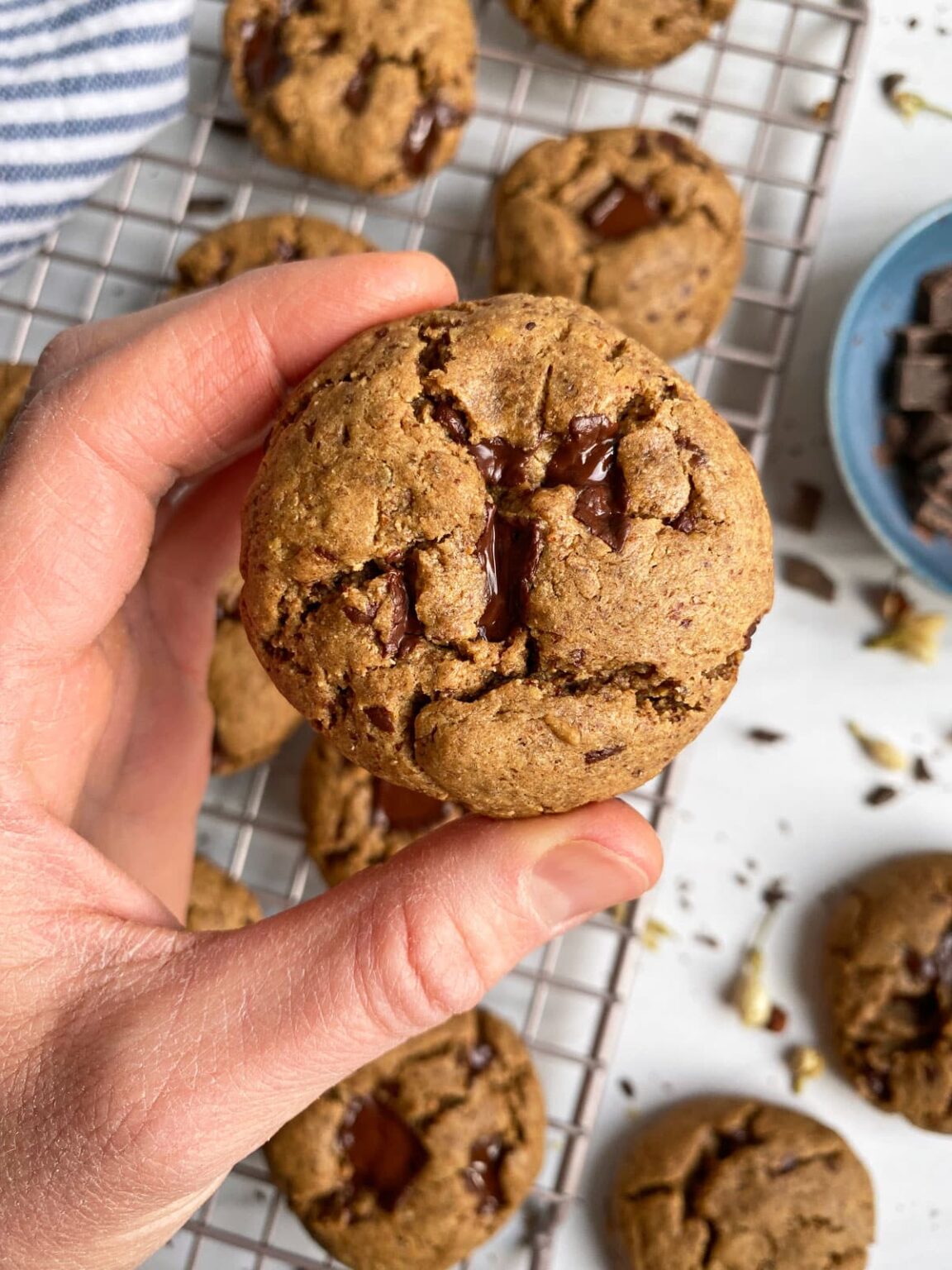 Chocolate Chip Plantain Cookies (Paleo, Vegan) - Bake It Paleo