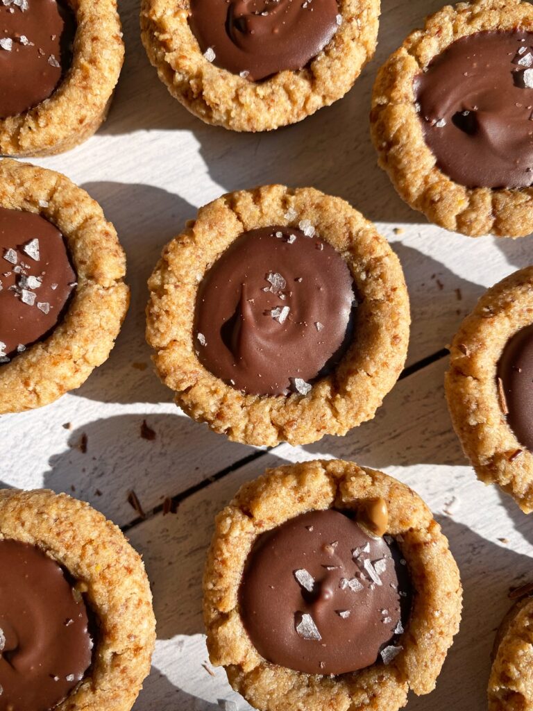 Sunbutter Cookie Cups (Paleo, Vegan) - Bake It Paleo