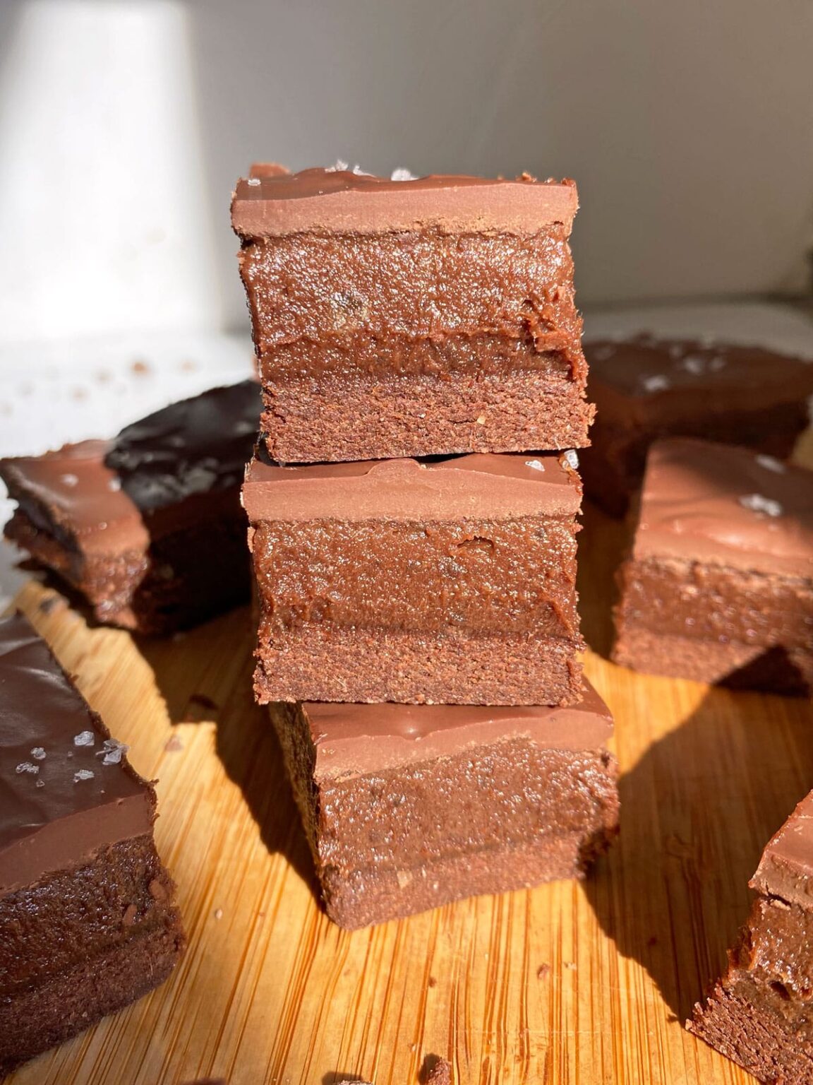 Triple Chocolate Tahini Bars (Paleo, Vegan) - Bake It Paleo