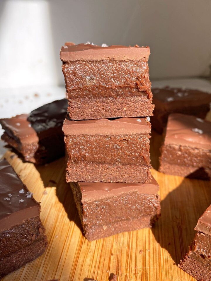 Triple Chocolate Tahini Bars (Paleo, Vegan) - Bake It Paleo