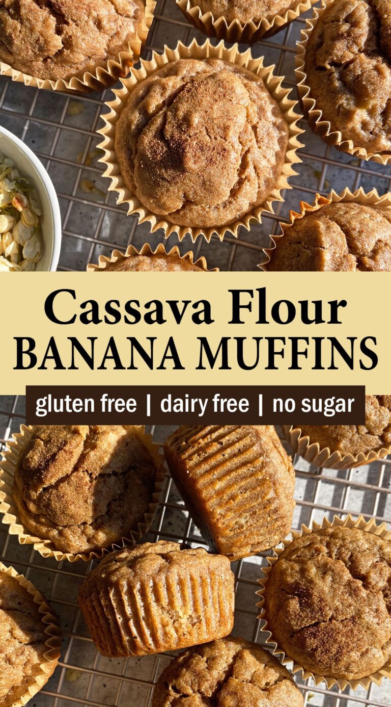 Cassava Flour Banana Muffins (Paleo) - Bake It Paleo