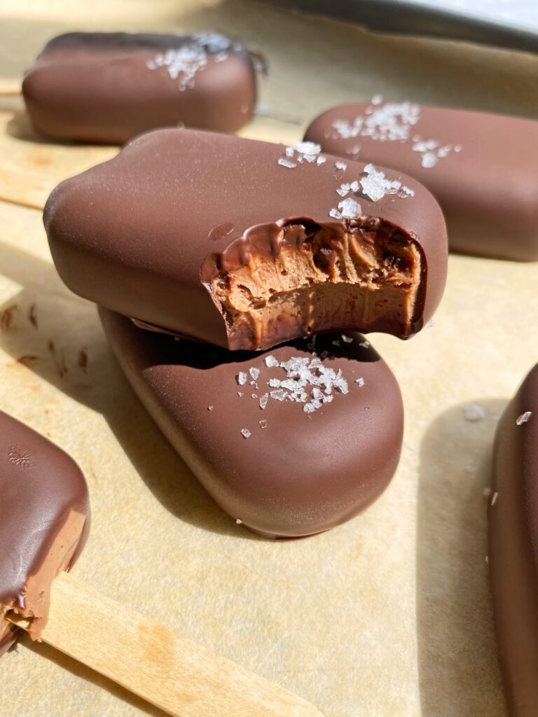 Protein Ice Cream Bars (Dairy Free) - Bake It Paleo