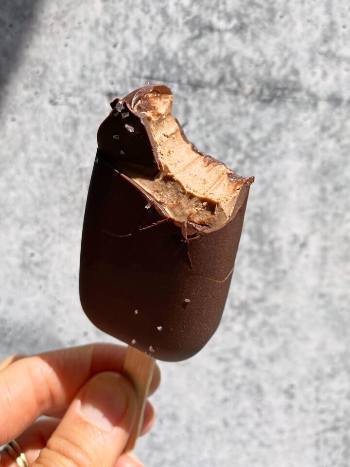Protein Ice Cream Bars (Dairy Free) - Bake It Paleo