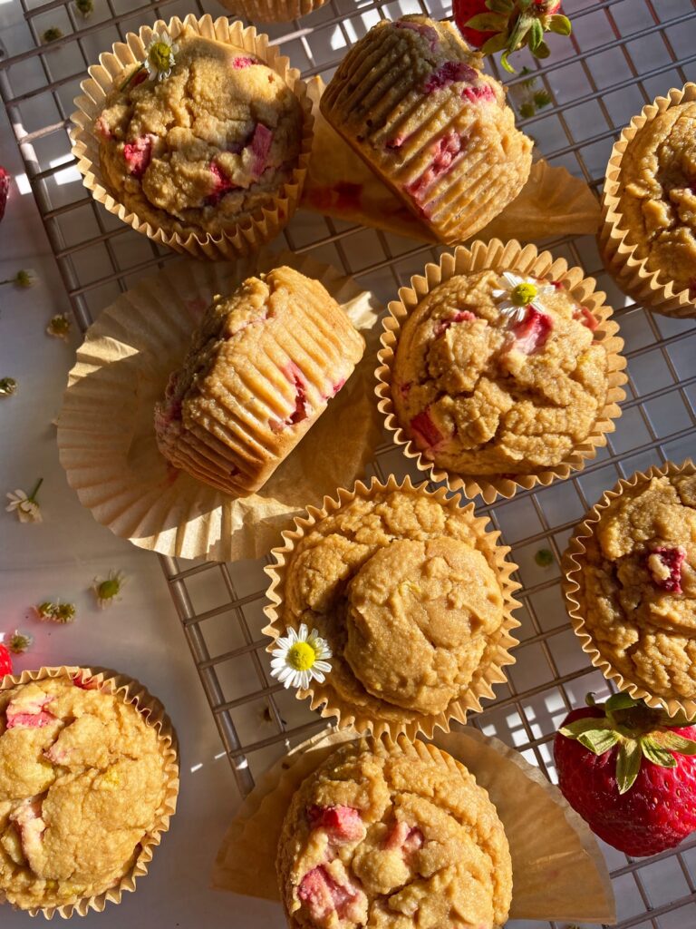Strawberry Shortcake Muffins (Gluten Free, Paleo) - Bake It Paleo