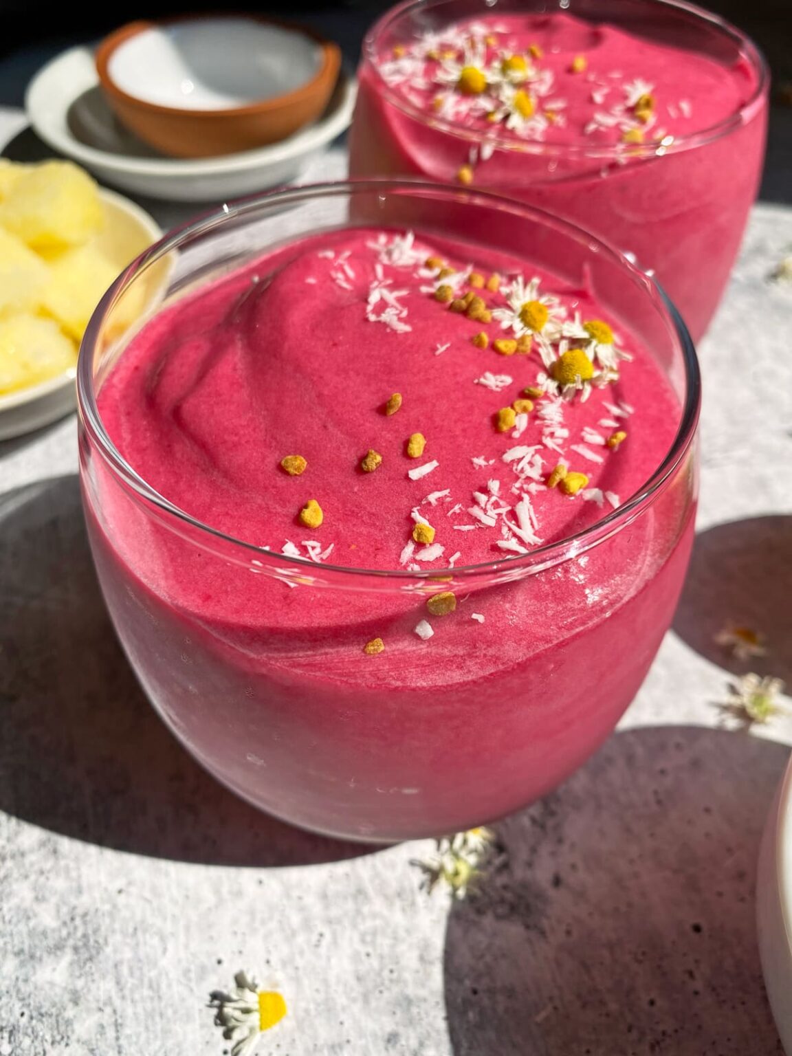Pineapple Beet Smoothie (No Banana) - Bake It Paleo
