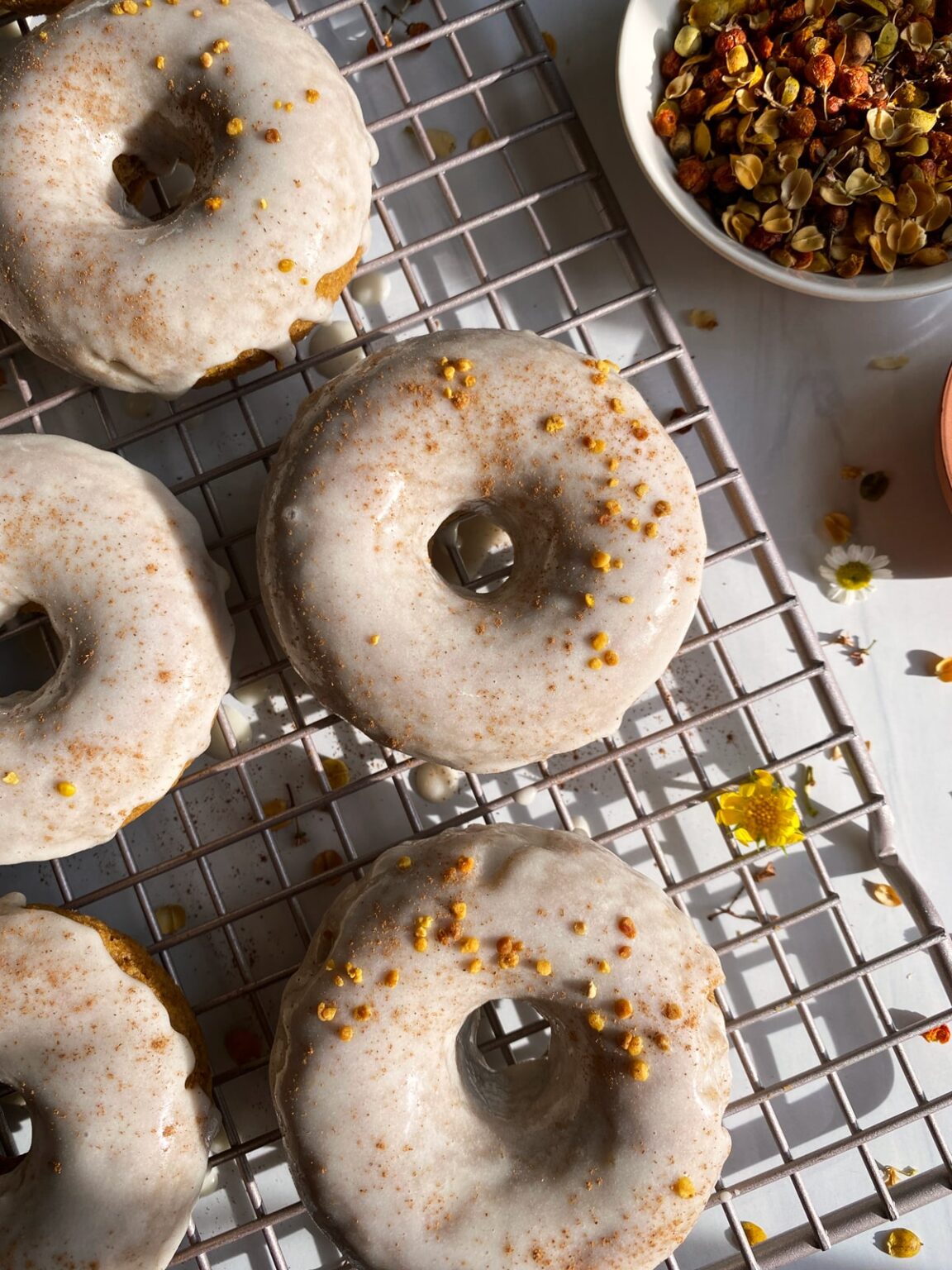 Healthy Chocolate Chip Donuts (Baked, No Yeast) - Bake It Paleo