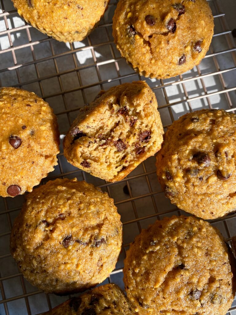 Chocolate Chip Plantain Muffins (With Ripe Plantains) - Bake It Paleo