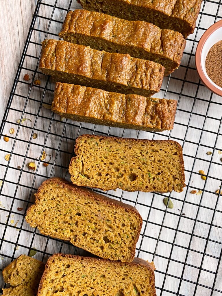 Paleo Pumpkin Zucchini Bread (With Almond Flour) - Bake It Paleo