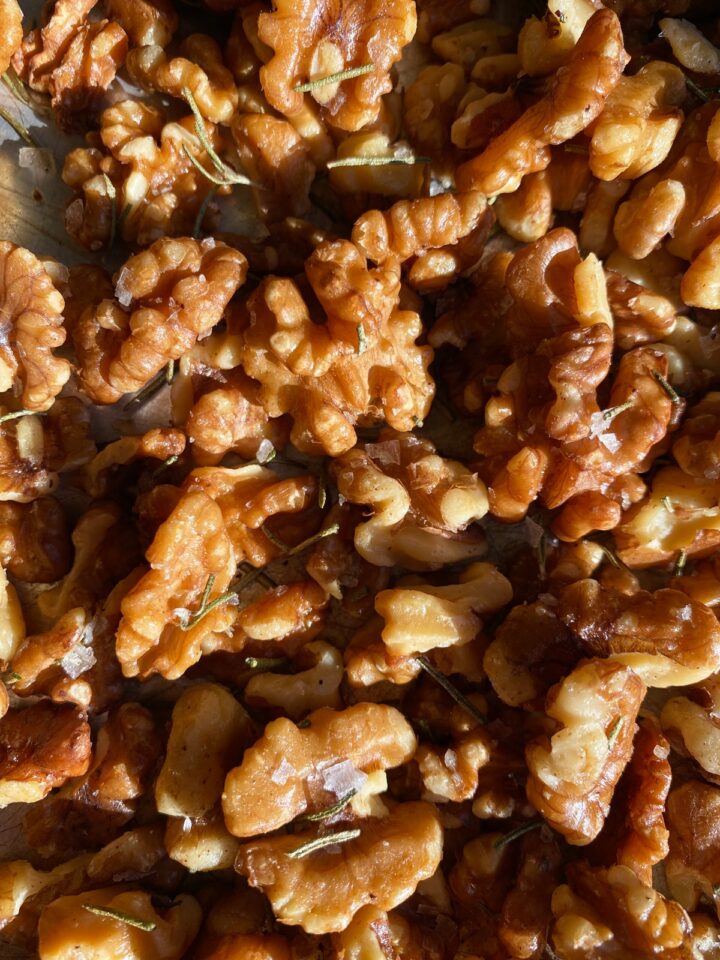 Savory Rosemary Roasted Walnuts (Paleo, Keto) - Bake It Paleo