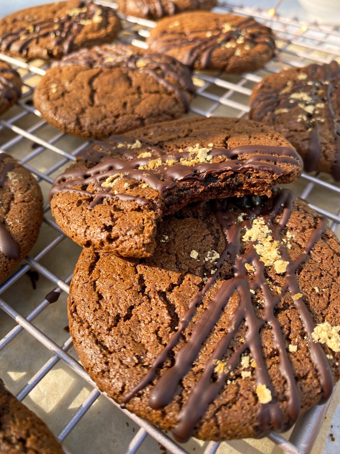 Gluten Free Chocolate Gingerbread Cookies (Vegan) - Bake It Paleo