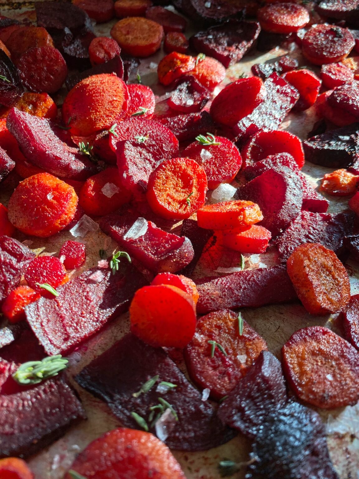 Maple Roasted Beets and Carrots (Paleo) - Bake It Paleo