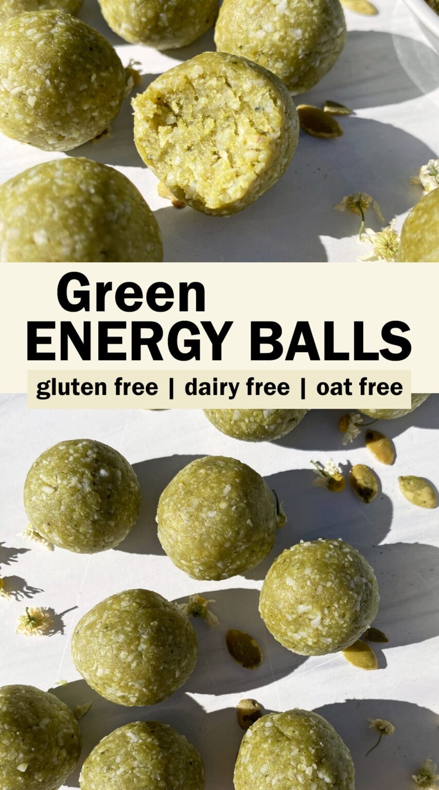 Green Energy Balls (No Oats) - Bake It Paleo