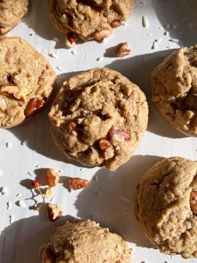 Healthy Coconut Pecan Cookies (Paleo, Vegan) - Bake It Paleo