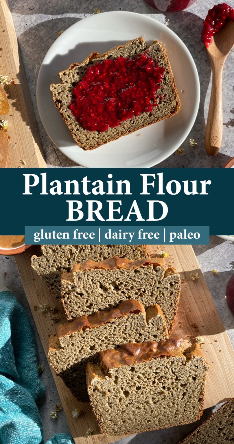 Healthy Plantain Flour Bread (No Yeast, Gluten Free) - Bake It Paleo