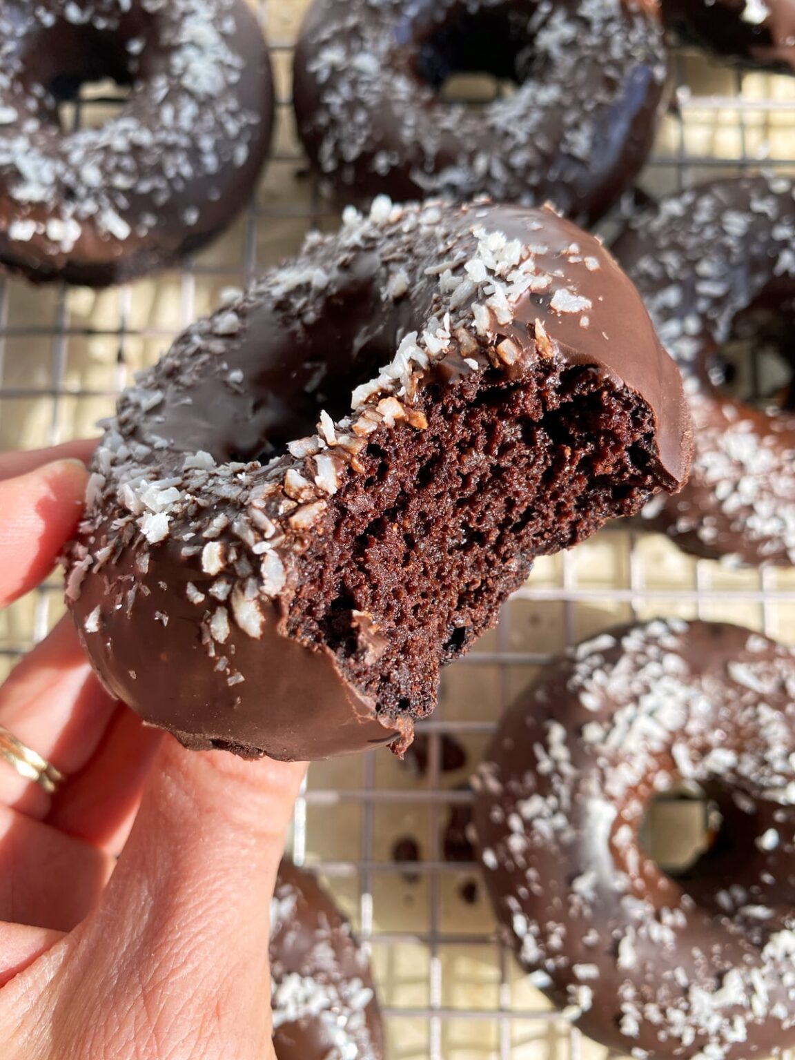 Easy Chocolate Coconut Donuts (Paleo) - Bake It Paleo