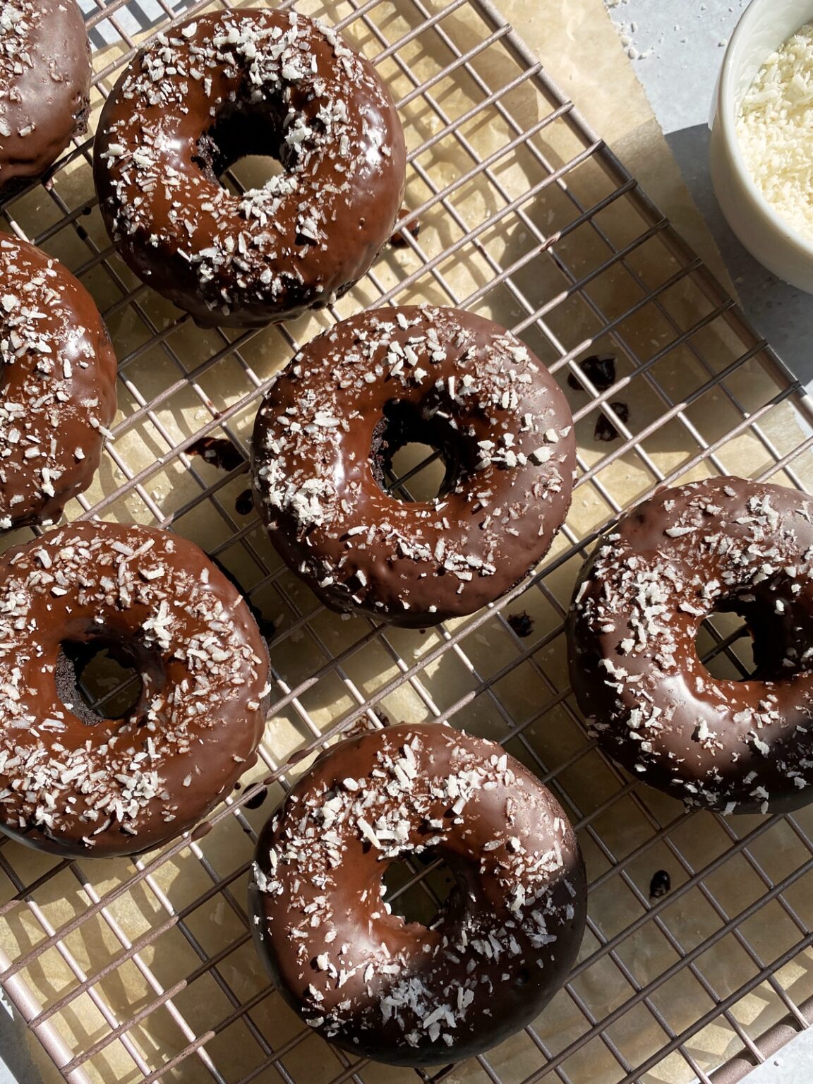 Easy Chocolate Coconut Donuts (Paleo) - Bake It Paleo