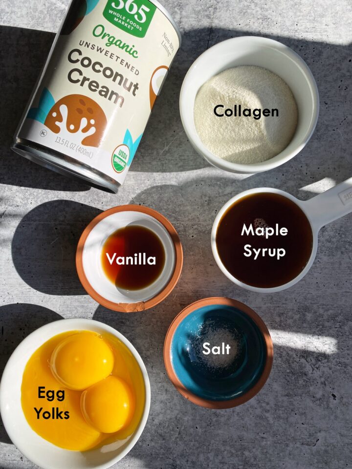 Paleo Vanilla Ice Cream (Dairy Free) - Bake It Paleo