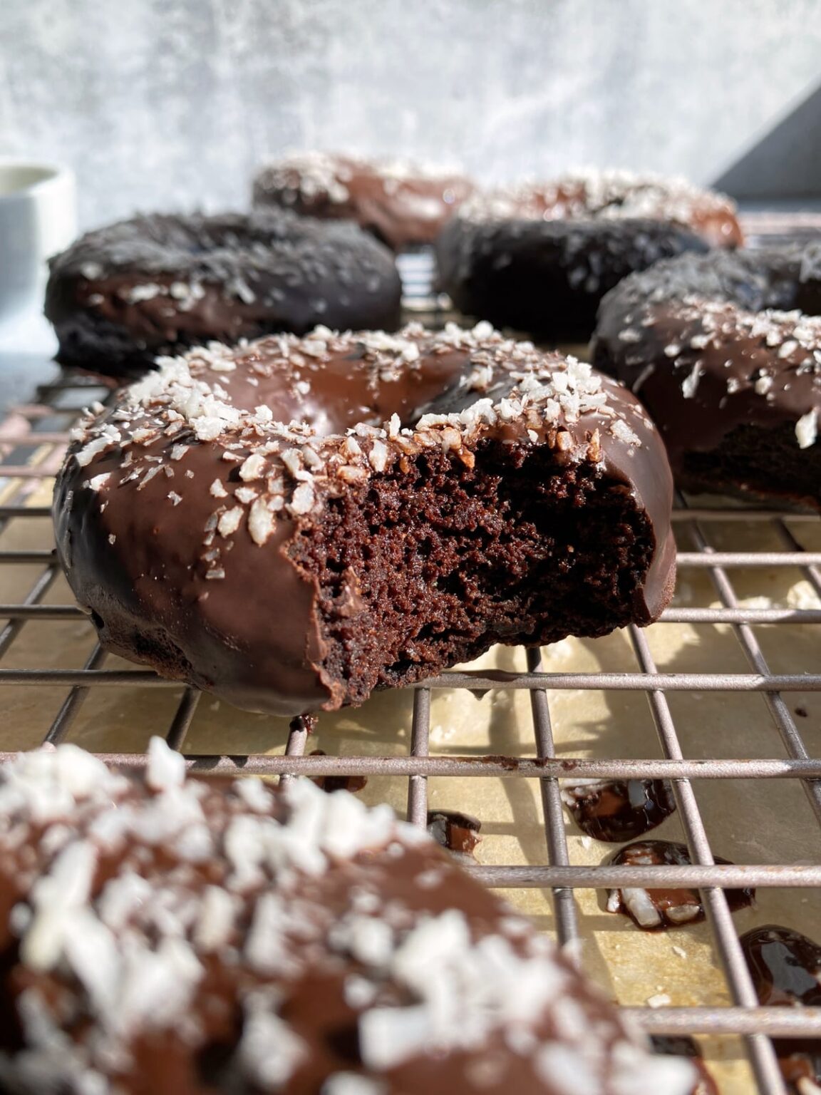 Easy Chocolate Coconut Donuts (Paleo) - Bake It Paleo