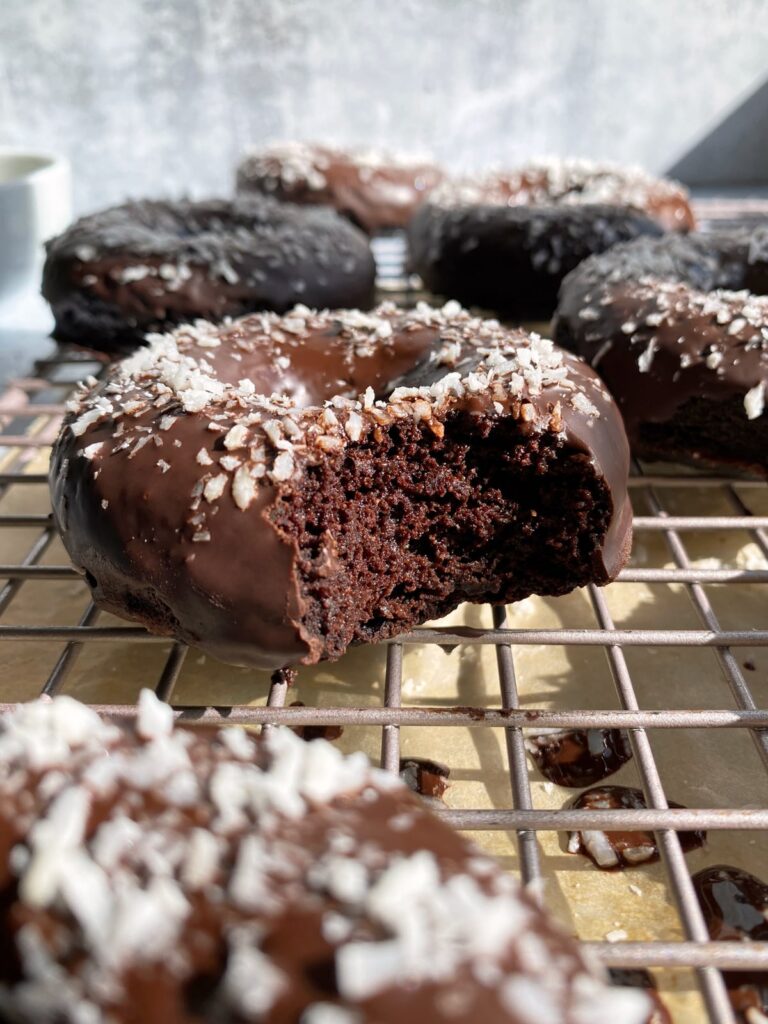 Easy Chocolate Coconut Donuts (Paleo) - Bake It Paleo