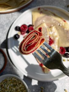 Tigernut Flour Crepes (Paleo) - Bake It Paleo