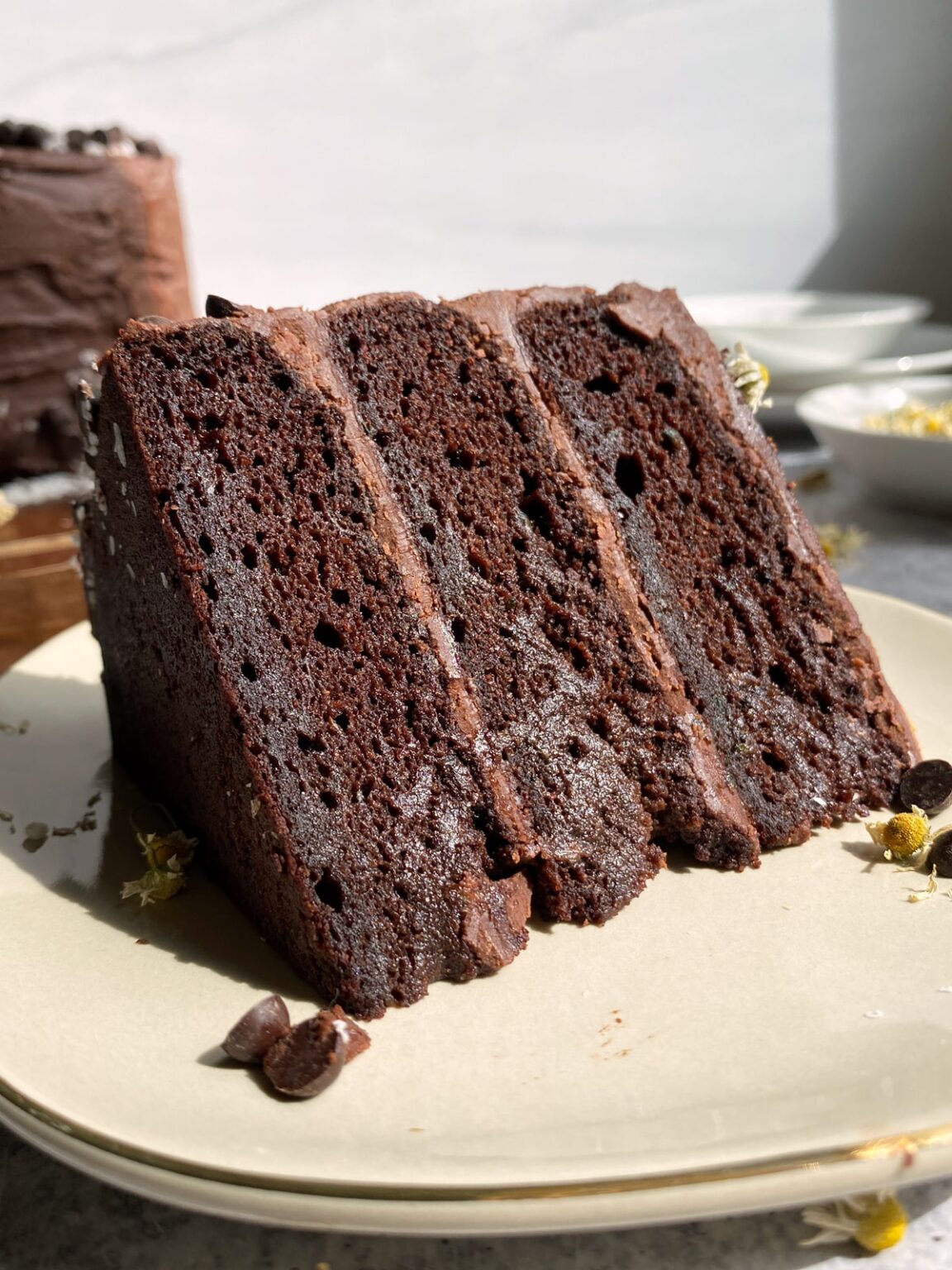 Gluten Free Chocolate Zucchini Cake (Paleo, Nut Free) - Bake It Paleo