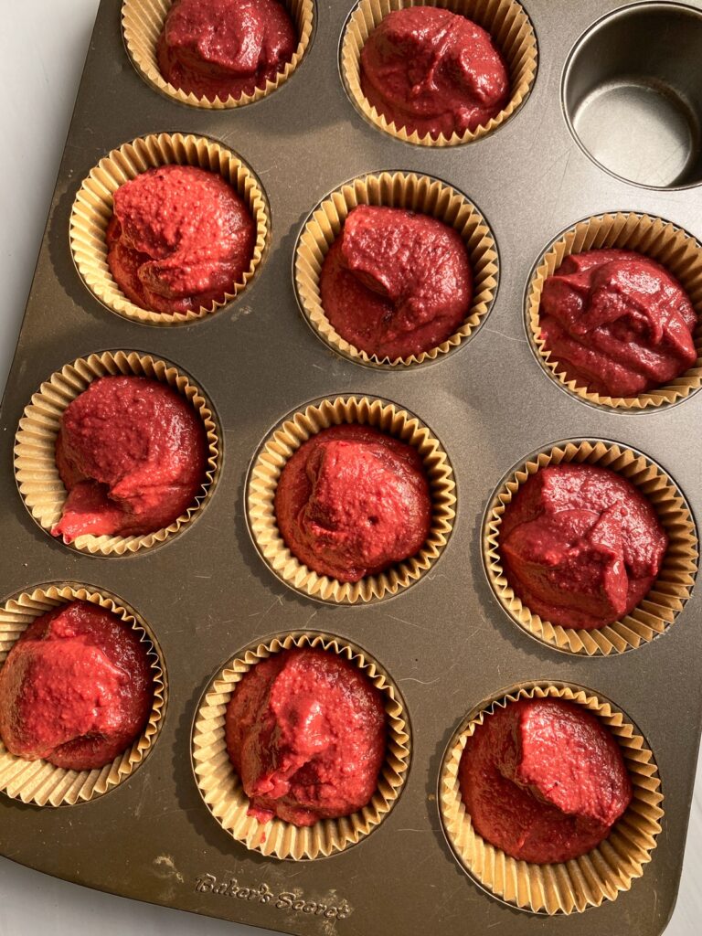 Healthy Red Velvet Muffins (Gluten Free, No Refined Sugar) - Bake It Paleo