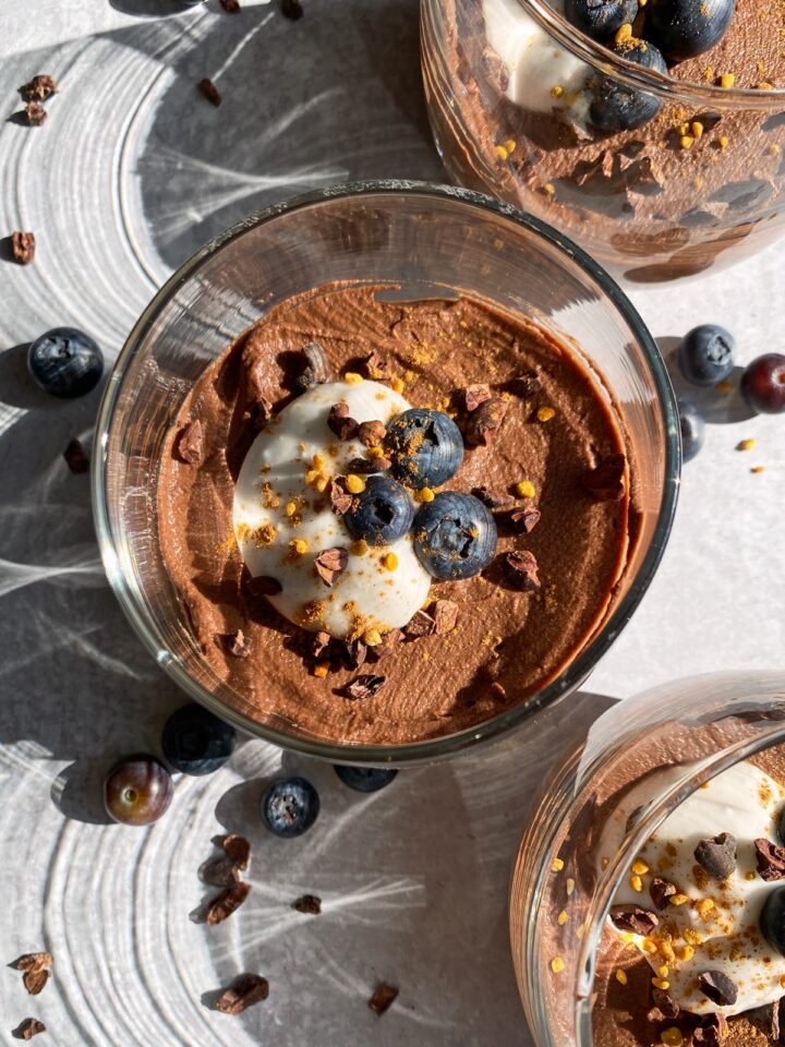 High Protein Chocolate Mousse (Vegan, Paleo) - Bake It Paleo