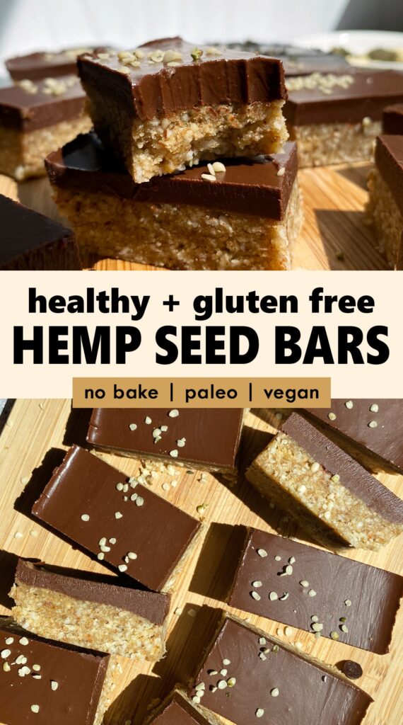 Hemp Seed Bars (Paleo, Vegan) - Bake It Paleo