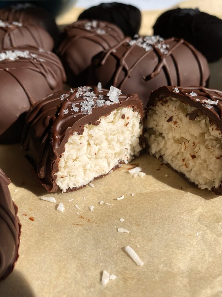 Mounds Bars Recipe (Paleo, Vegan, Keto) - Bake It Paleo