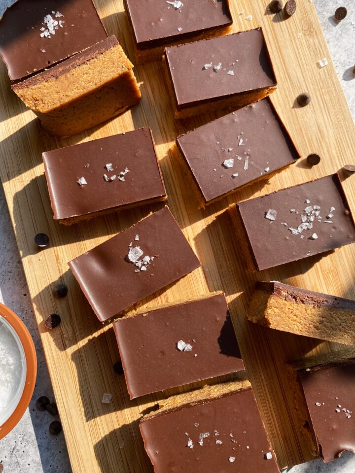 Healthy Almond Butter Protein Bars (Gluten Free) - Bake It Paleo